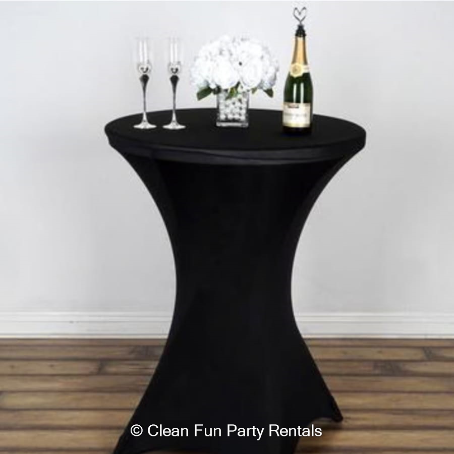 Versatile 36" Round Cocktail Table Rental in Katy TX | Indoor Outdoor