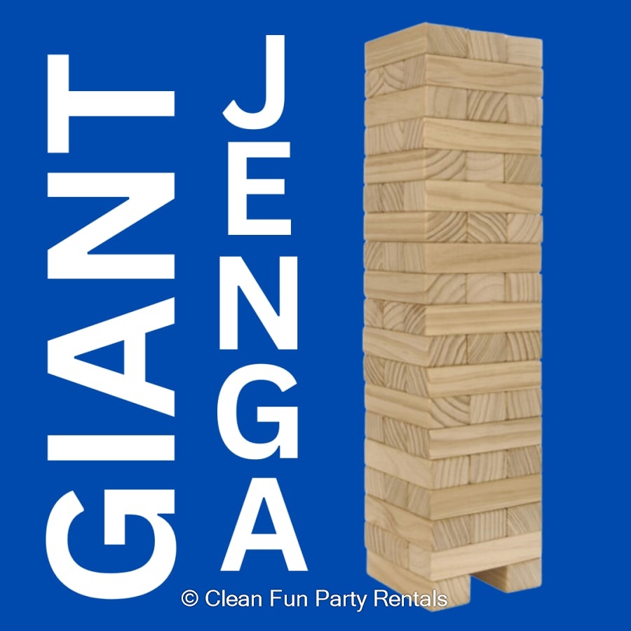 GIANT Jenga Game - Party Rentals Katy TX & Bounce House Rentals Katy TX ...