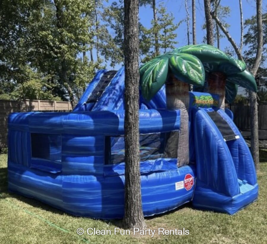 Tropical Kid Zone 5-in-1 Bounce House Combo Rental | Katy & Houston TX