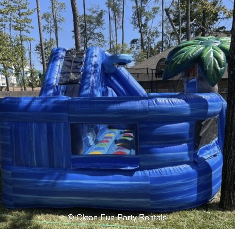 Tropical Kid Zone 5-in-1 Bounce House Combo Rental | Katy & Houston TX