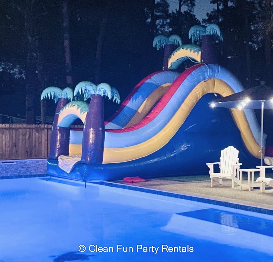 Cancun Wet & Dry Pool Slide - Party Rentals Katy TX & Bounce House ...